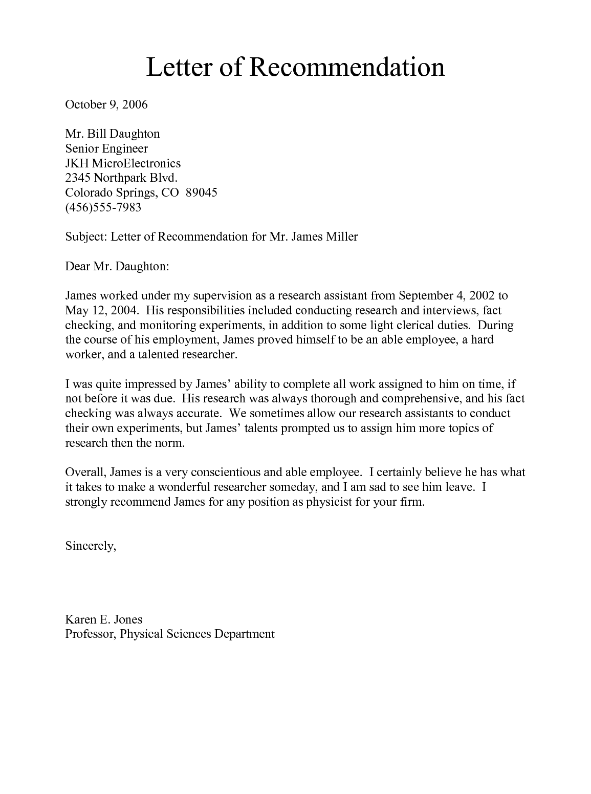 Sample Letter To Conduct Research Sample Letter Re Forms Page 1