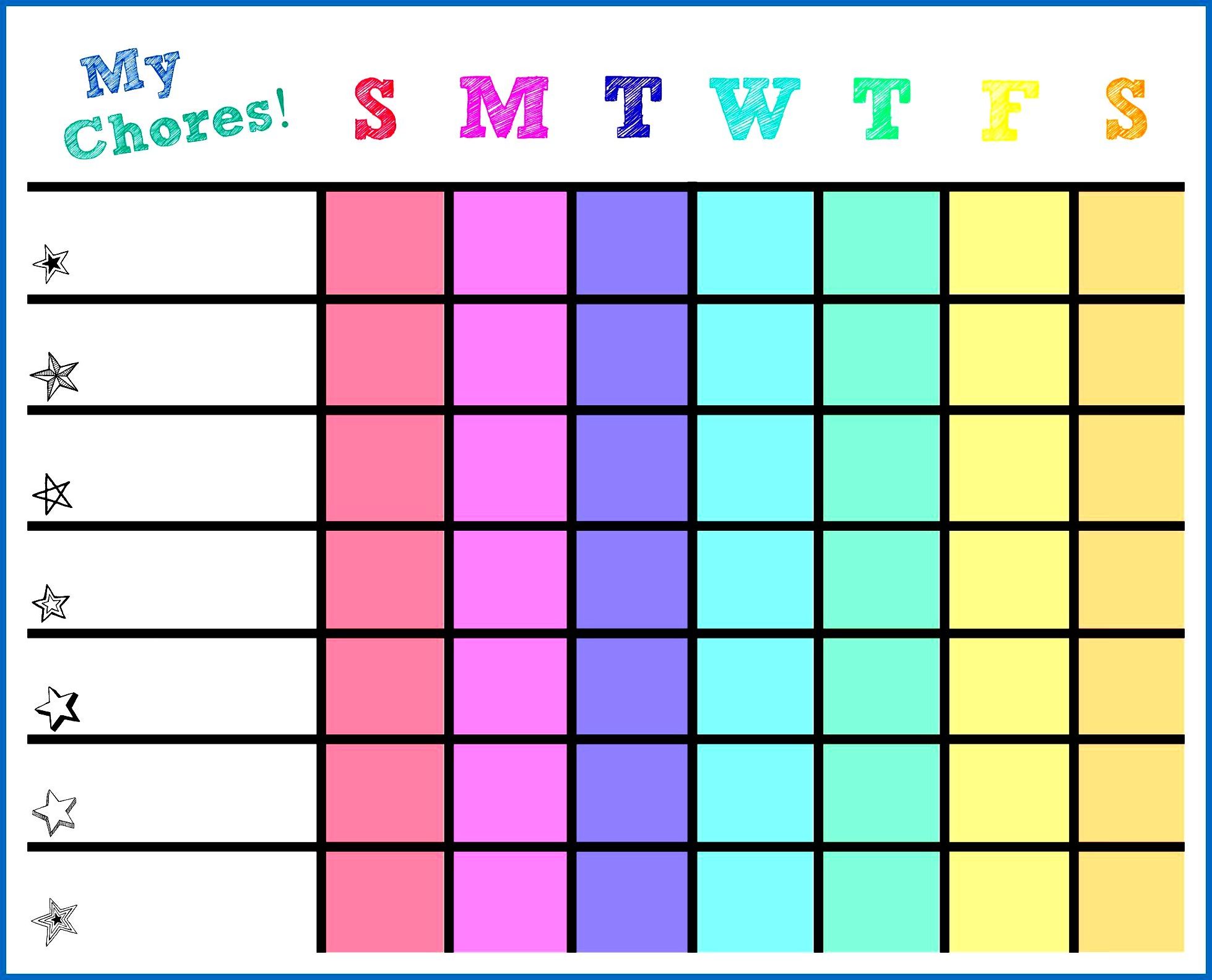 Free Chore Chart Template Digitally Credible Calendars Free Chore 