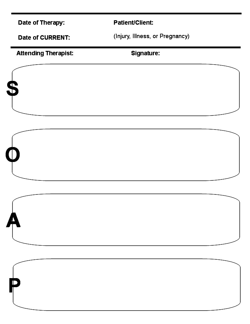  Blank SOAP Note Template Word Digitally Credible Calendars Blank SOAP 